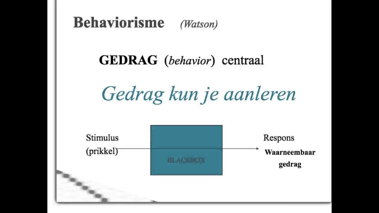 Behaviorisme - YouTube