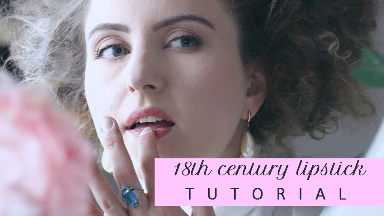 18TH CENTURY LIPSTICK | diy tutorial - YouTube