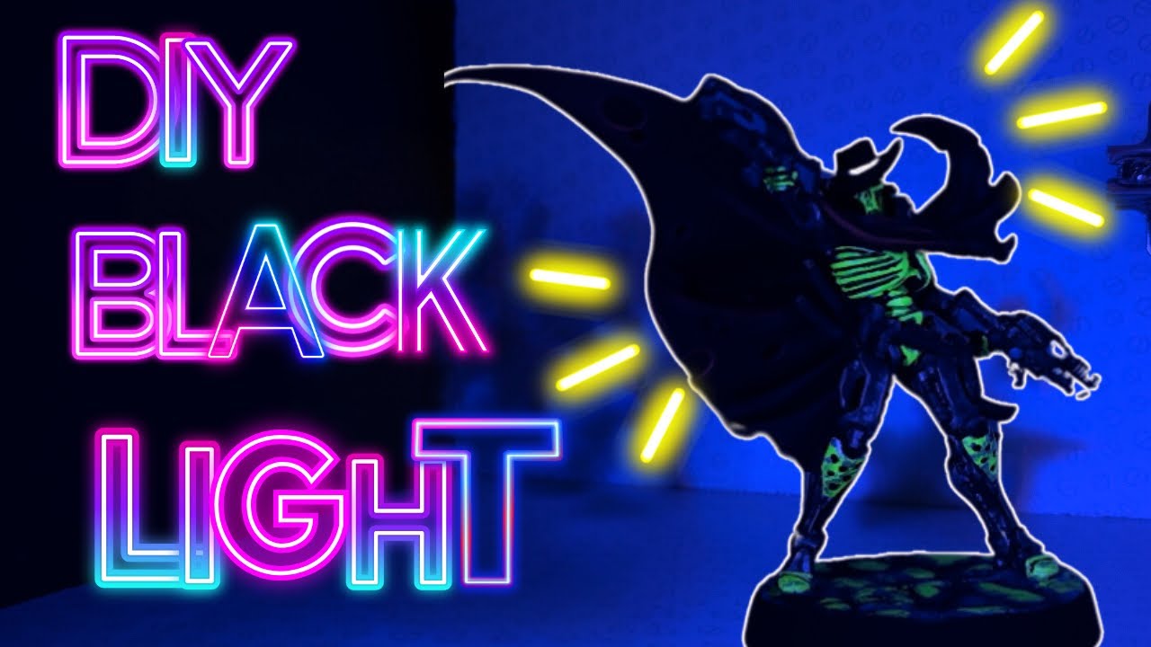 How to Make a UV Style Black Light | DIY Black Light | Craft - YouTube