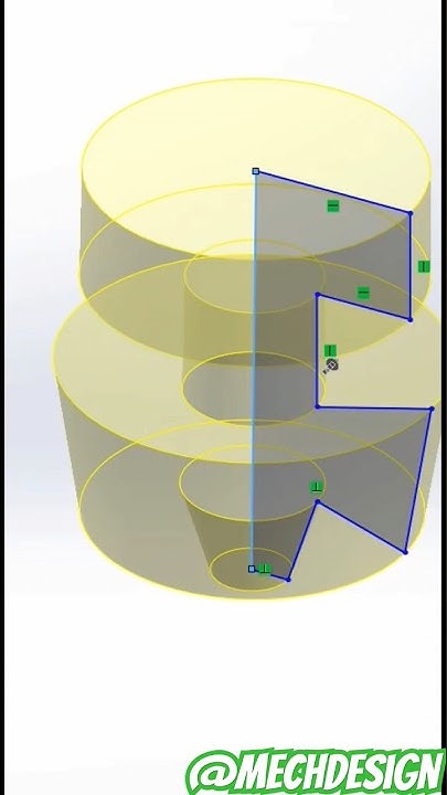Revolve command Solidworks 2023 with extra feature #solidworks #design ...