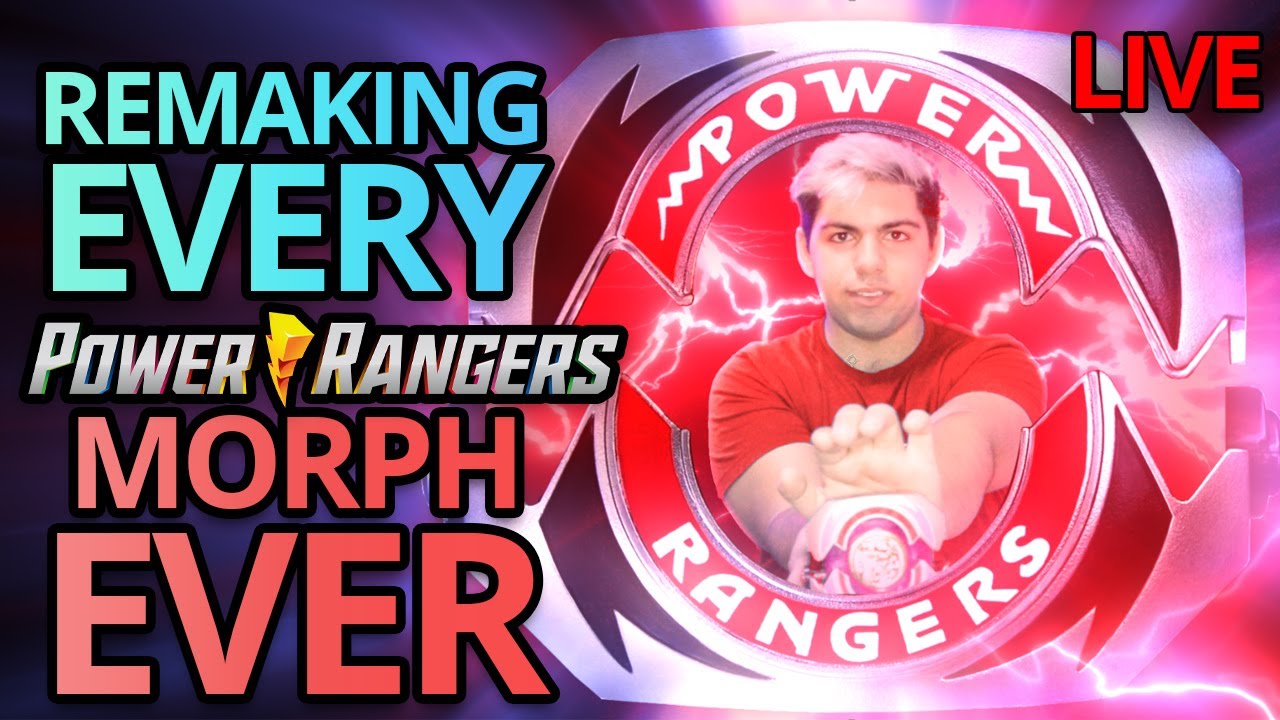 [LIVE] Making The Quantum Ranger Morph from Power Rangers Time Force ...