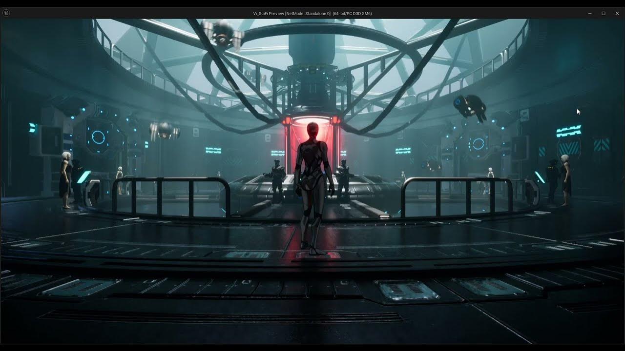 Unreal Engine 5 | Scifi Laboratory Game Level Design | The Winter ...