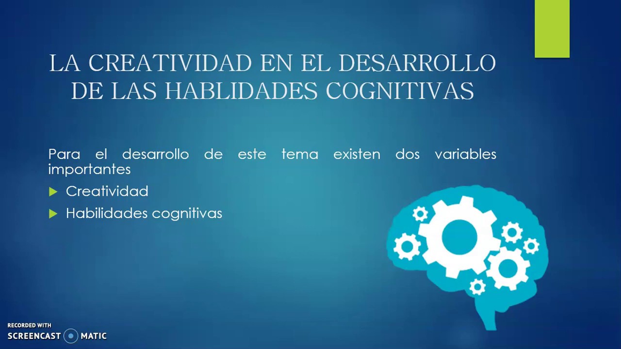 La creatividad en el desarrollo de las habilidades cognitivas - YouTube