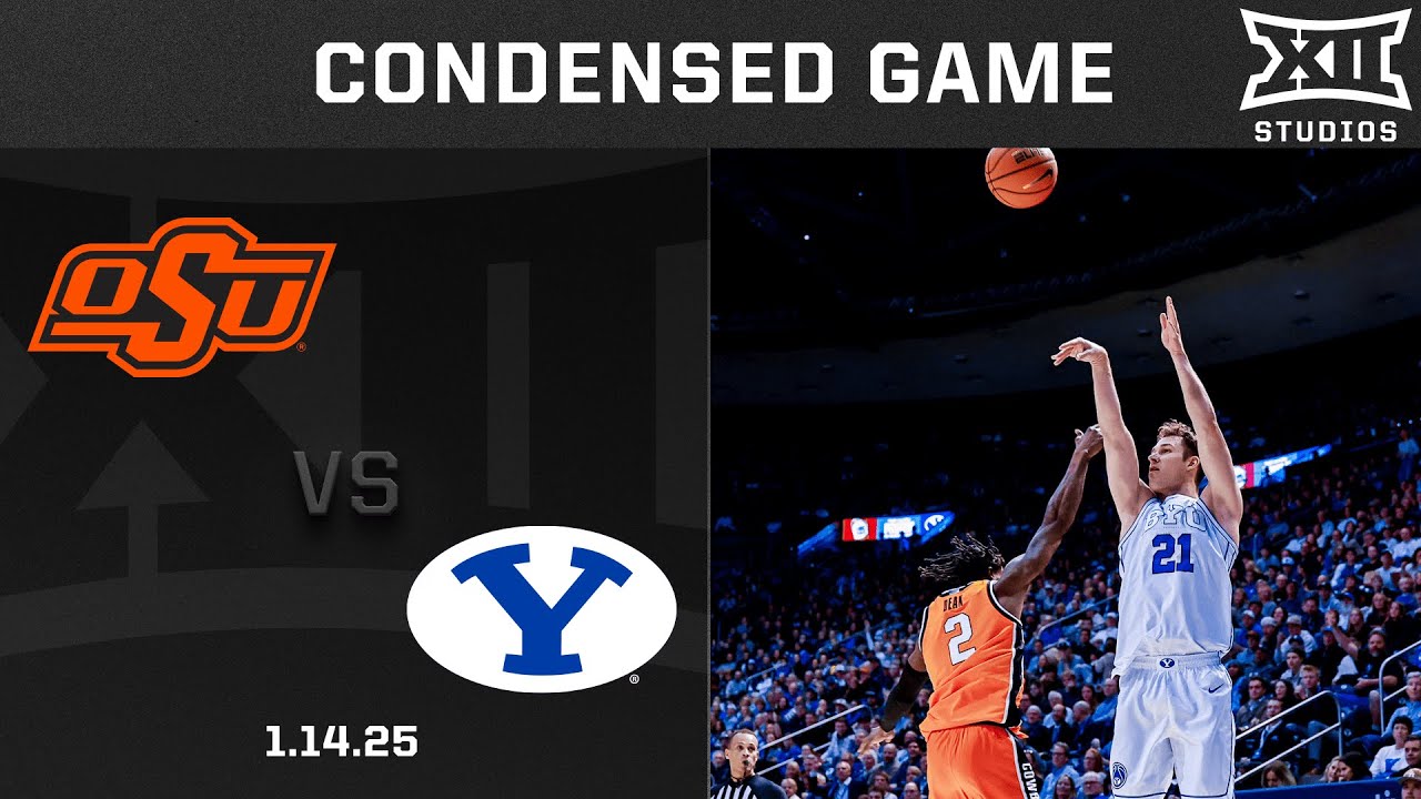 Oklahoma State vs. BYU Condensed Game | 2024-25 Big 12 Men's Basketball ...