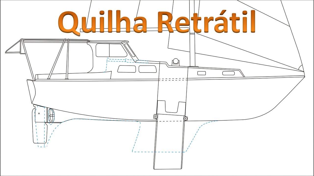 Quilha Retrátil para um Veleiro de 34' - YouTube