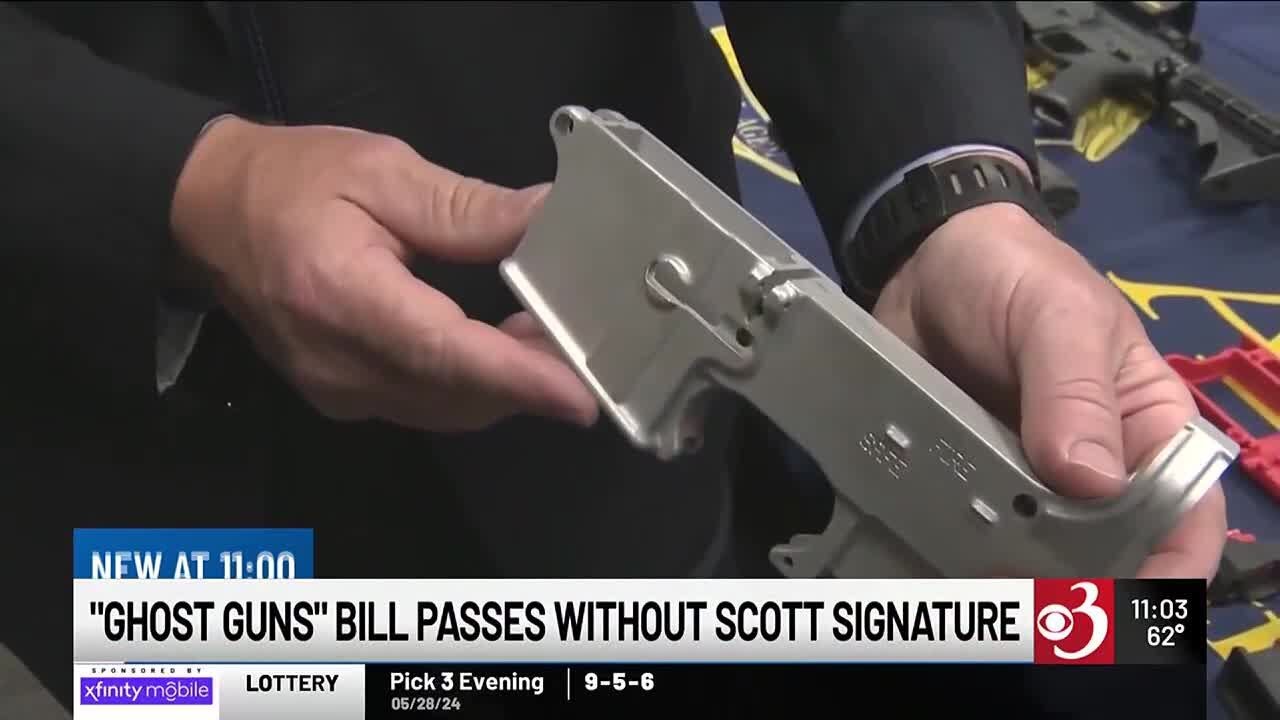 "Ghost Gun" bill passes without Gov. Scott's signature - YouTube
