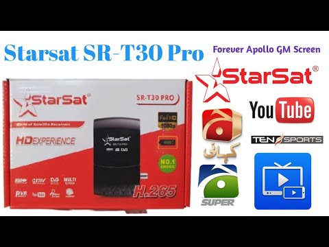 Starsat SR-T30 Pro Forever Apollo Low Price Starsat Model Unboxing ...