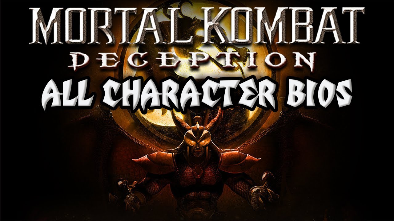 Mortal Kombat: Deception | All Character Bios - YouTube