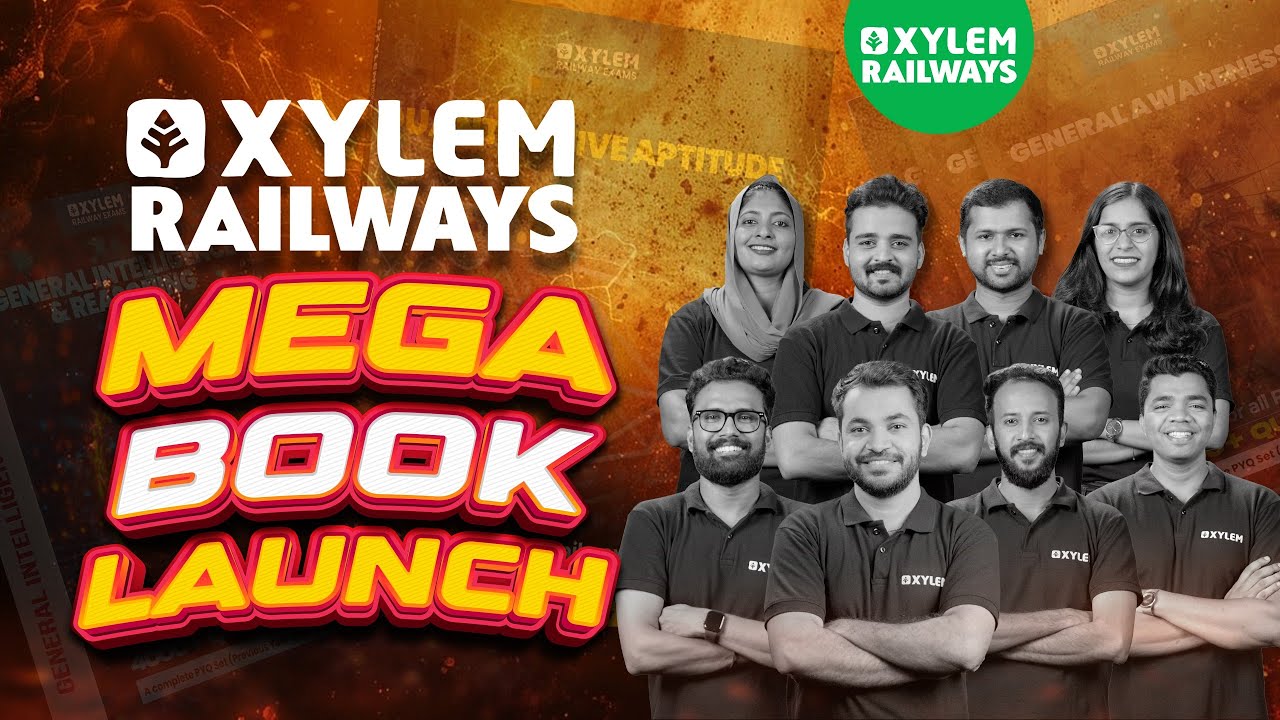 XYLEM RAILWAYS MEGA BOOK LAUNCH|Xylem SSC & RRB - YouTube