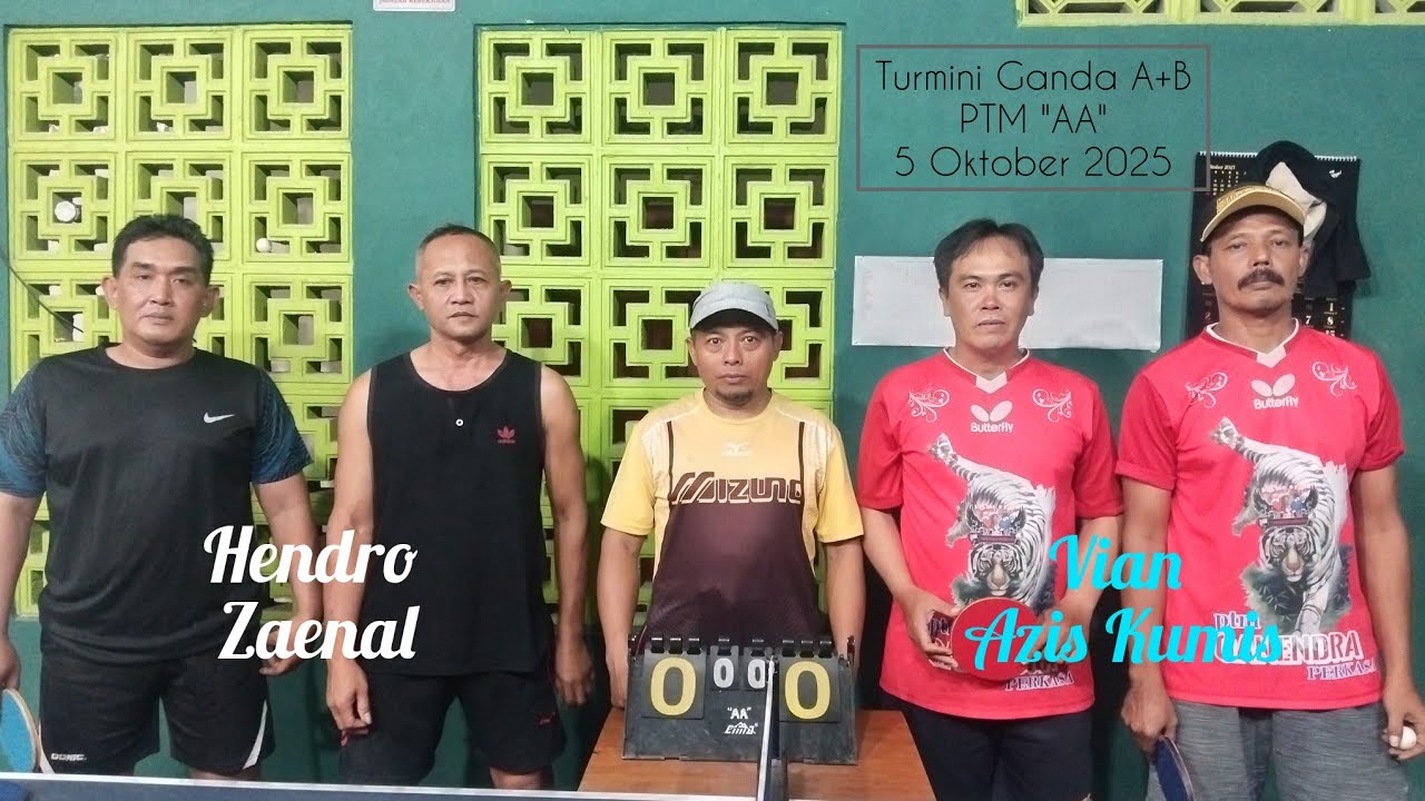 Turmini Ganda A+B PTM AA || Vian/Azis Kumis 🆚 Zaenal / Hendro AW || 5 ...
