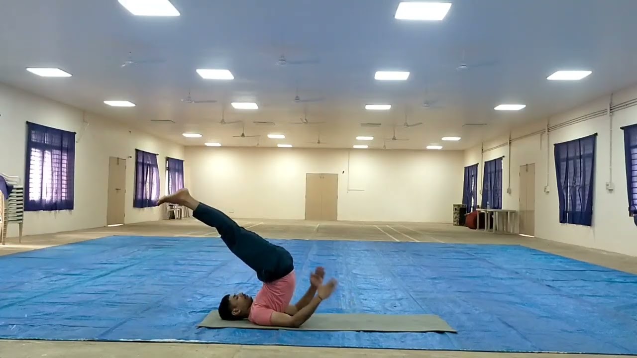 Halasan || plow pose || Halasan to increase hight || Release thyroid ...