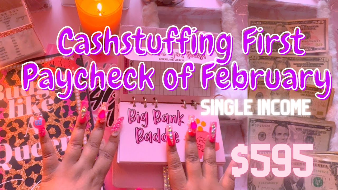 Cashstuffing Feb 2023 | Savings Challenges CashStuffing | Single income ...