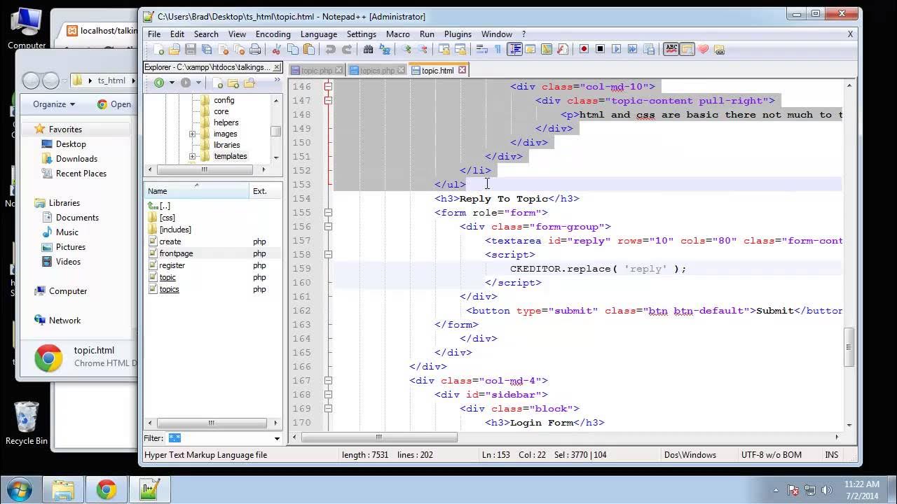 5 28 PHP and MySQL InnerPage Templates - YouTube