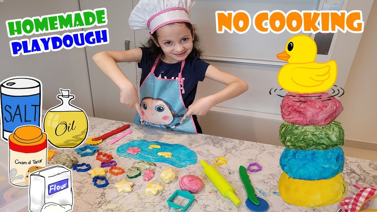 Princess L | How to Make DIY Homemade PlayDough ! No-cook Easy Recipe ...