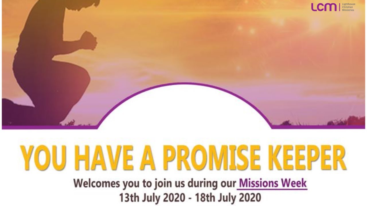 You Have a Promise Keeper pt1 - YouTube