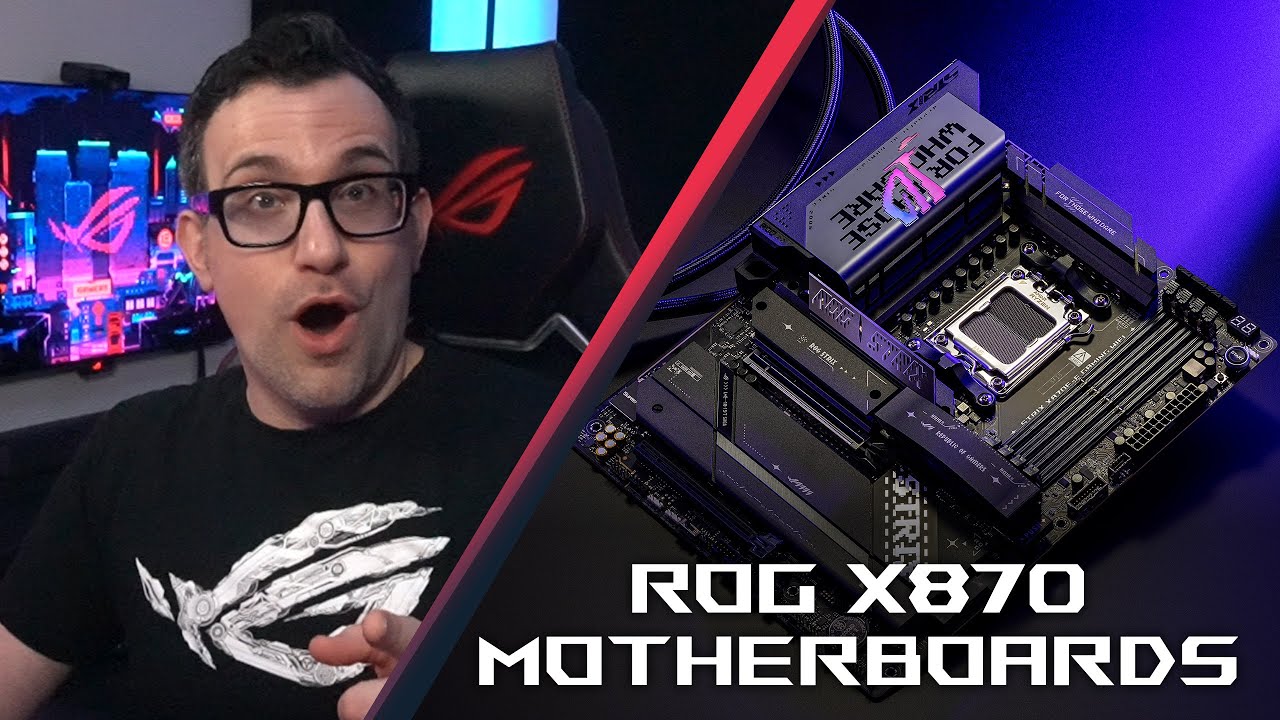 The best features of ROG’s new X870 and X870E motherboards - YouTube