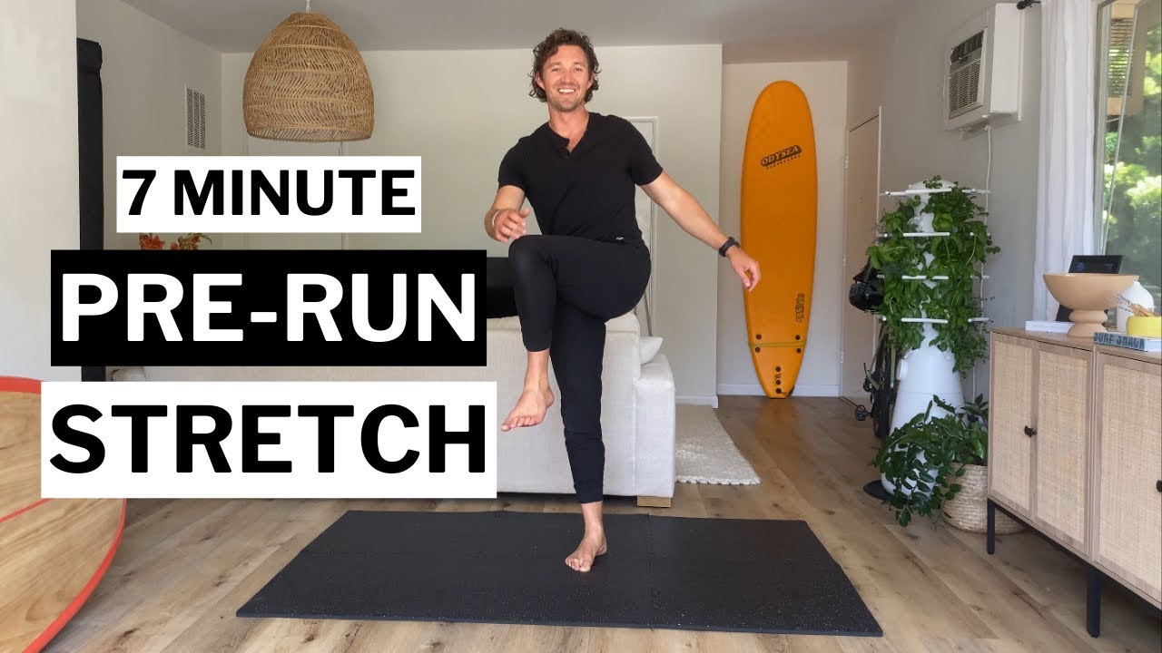 7 MINUTE PRE-RUN STRETCH ROUTINE | Prevent running injuries - YouTube
