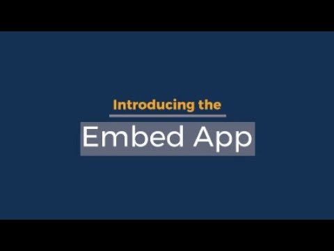 Introducing the ScreenScape Embed App - YouTube