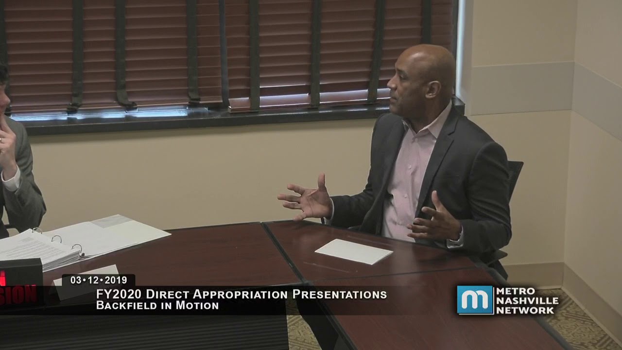 03/12/19 Direct Appropriation Presentations: Backfield in Motion - YouTube