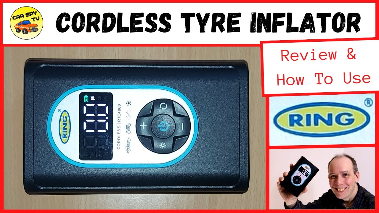 Ring RTC4000 Cordless Rechargeable Tyre Inflator: Review & How To Use ...