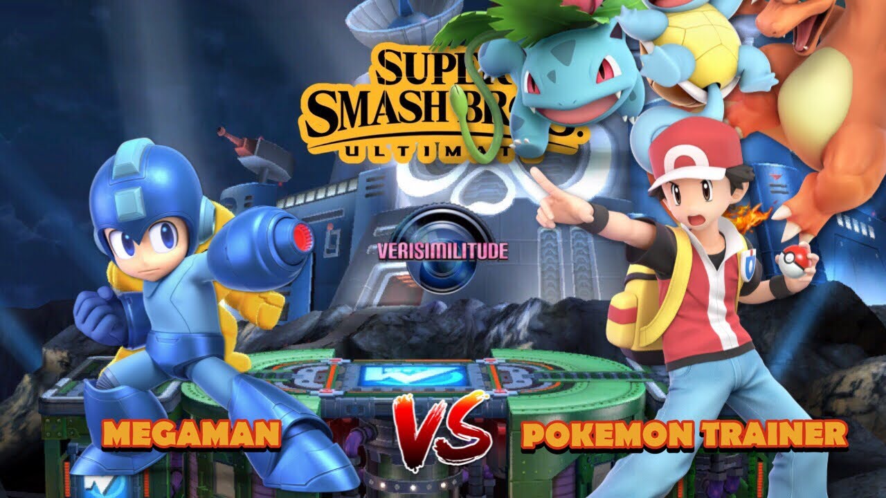 SUPER SMASH BROS ULTIMATE: MEGAMAN VS POKEMON TRAINER - YouTube