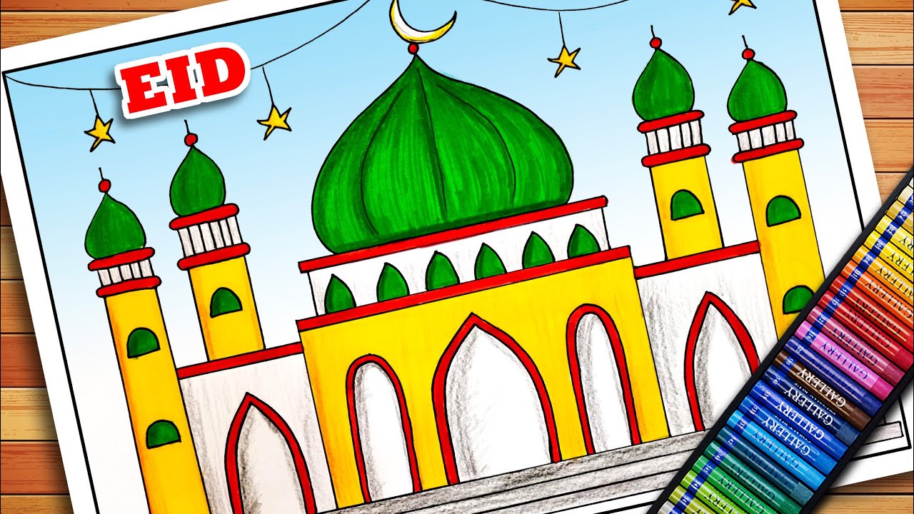 Ramadan Drawing | Ramazan Drawing | Eid Festival Drawing | Eid UL Fitr ...