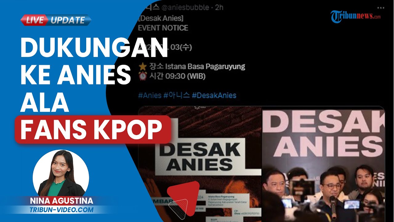 Akun 'Anies Bubble' Trending di Medsos X, Dukungan untuk Calon Presiden ...