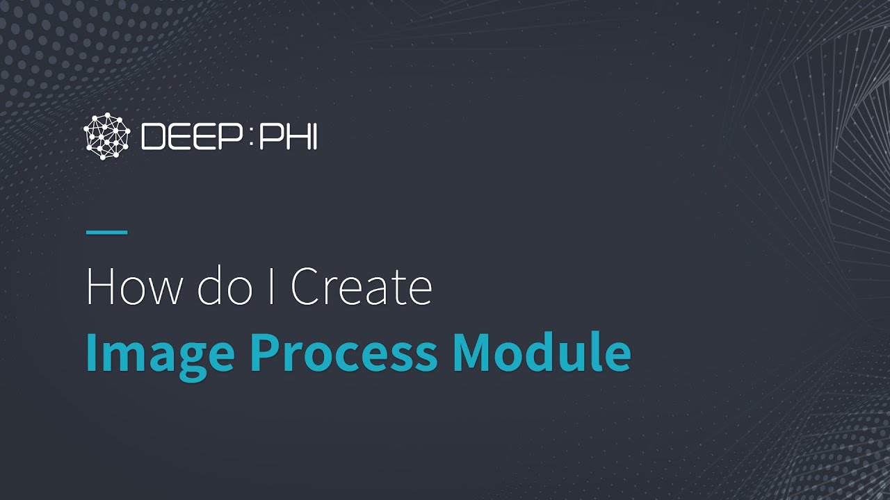 How to Create Image Processing Module - YouTube