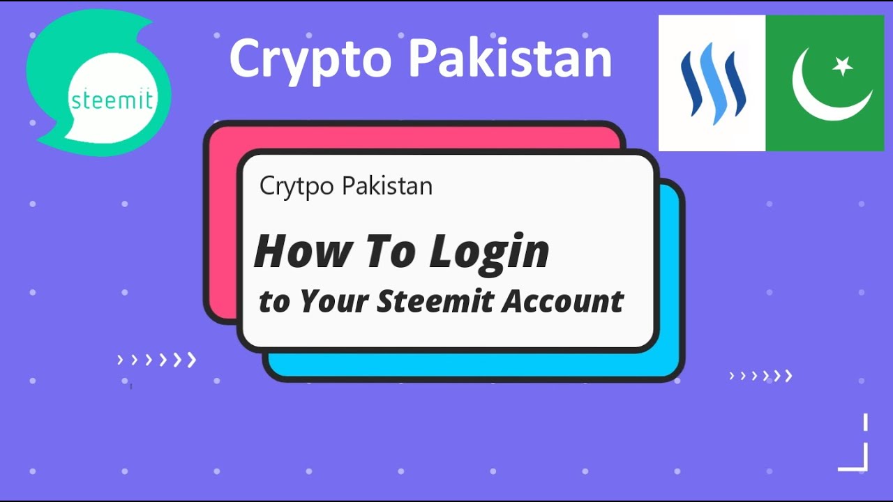 How to Login to Steemit with Your Posting Key | Crypto Pakistan - YouTube