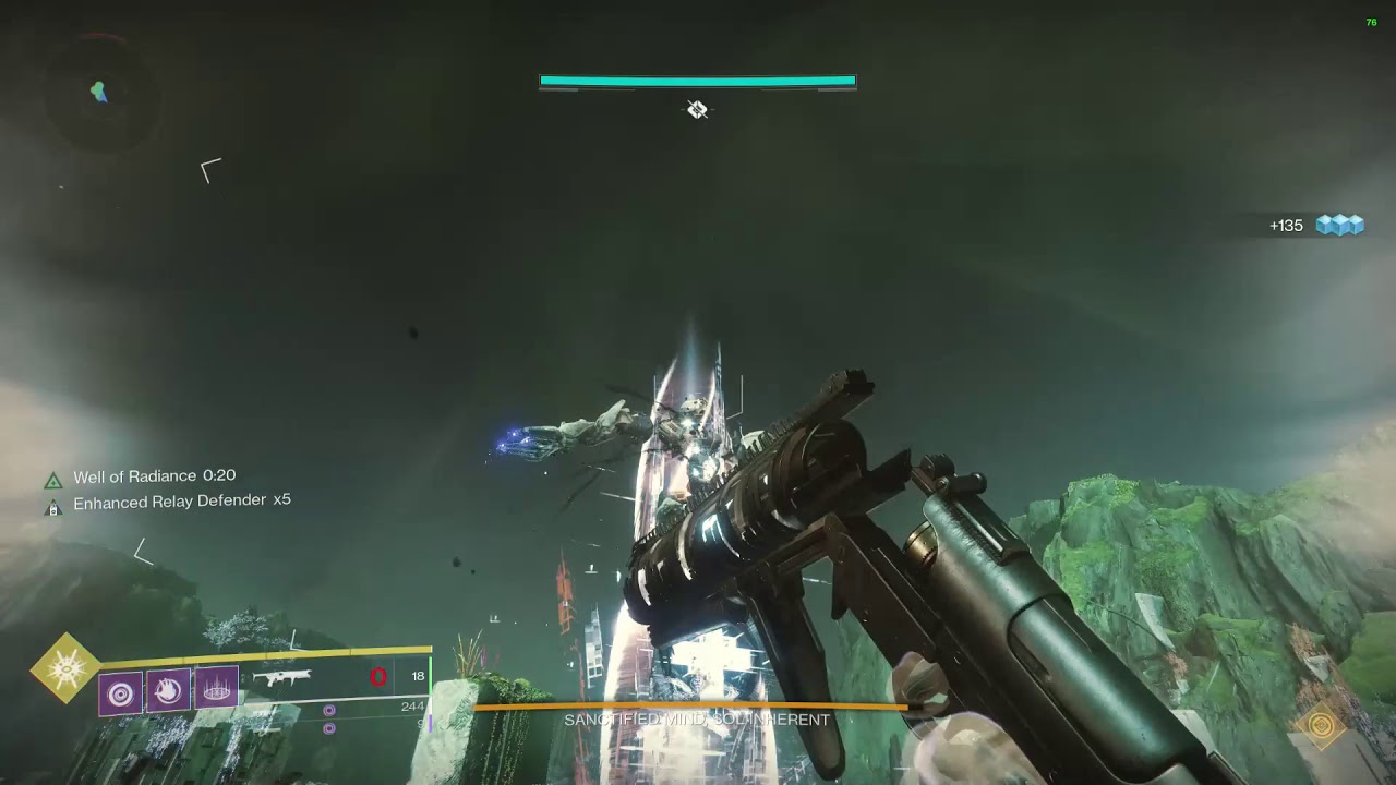 Witherhoard 1 phase Garden raid boss Sanctified mind - YouTube