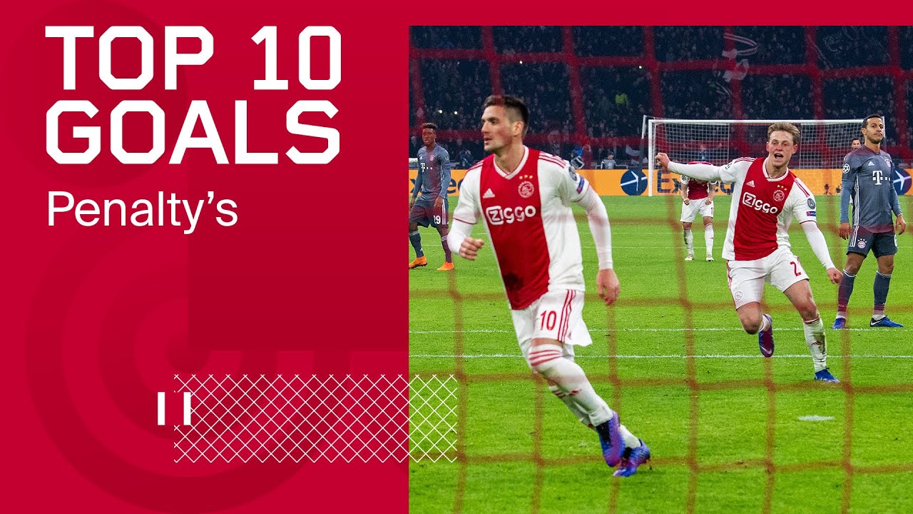 TOP 10 GOALS - Penalty's - YouTube