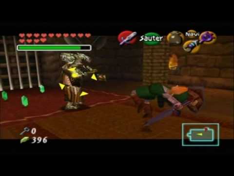 Zelda Ocarina of Time Miniboss 26 : Iron Knuckle 5/Hache-Viande 5 (no damage) HD