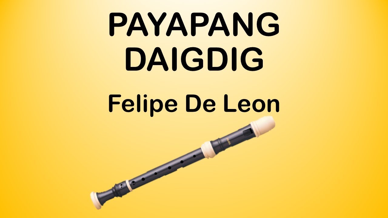 Payapang Daigdig on Soprano Recorder - YouTube