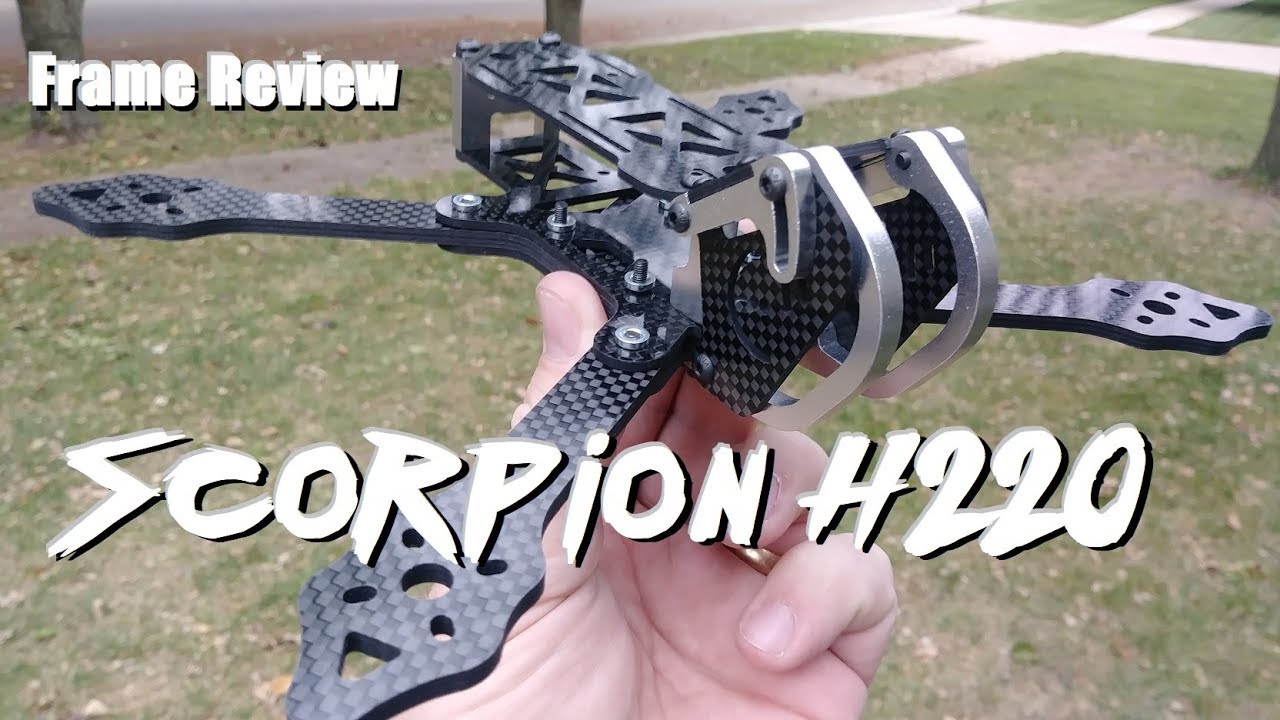 Scorpion H220 Frame Review (Chameleon Clone) From Banggood - YouTube