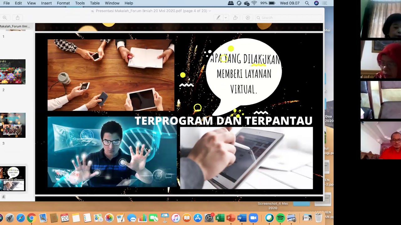 Penyajian Makalah dalam Forum Ilmiah Pengawasan Digital, 20 Mei 2020 ...
