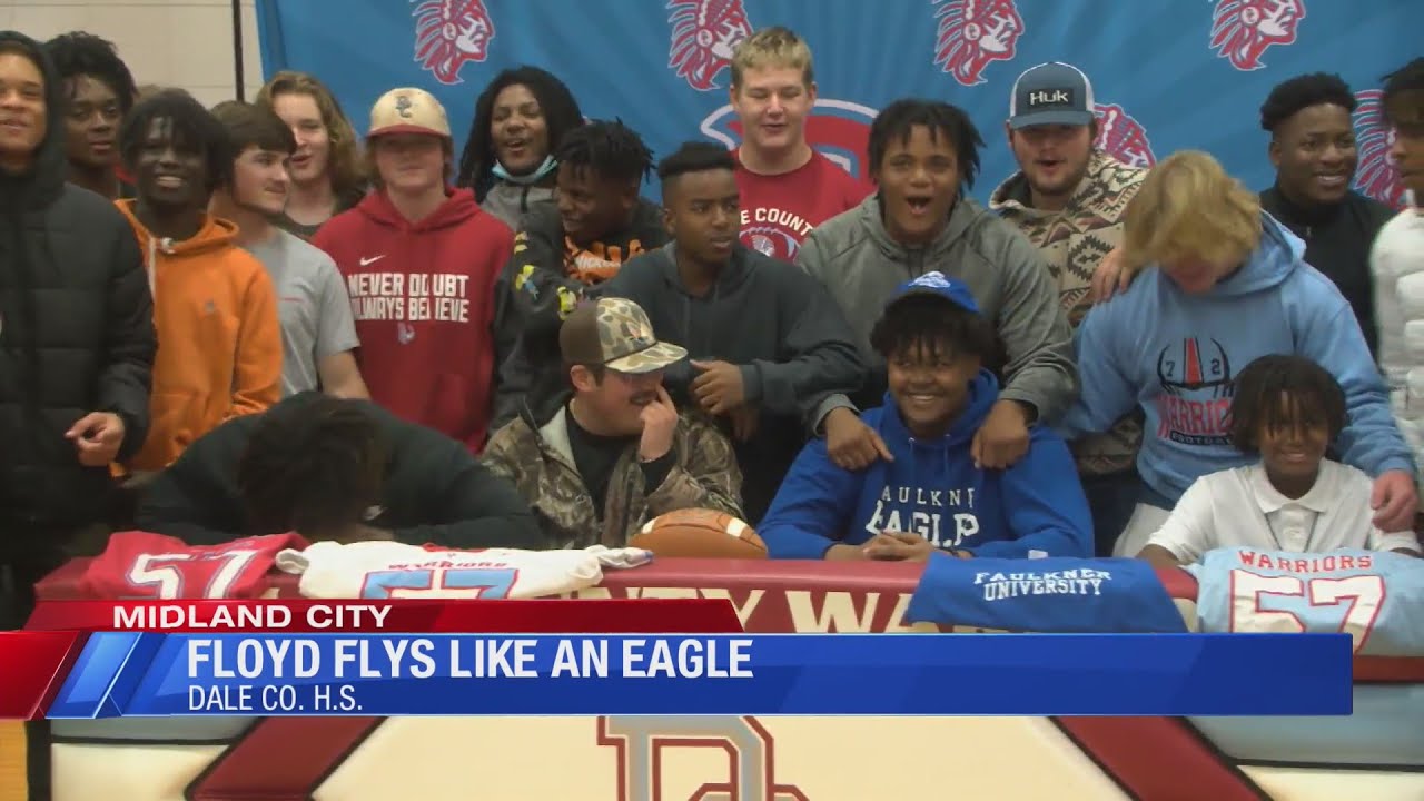 dale county warrior football player kaleb floyd - YouTube