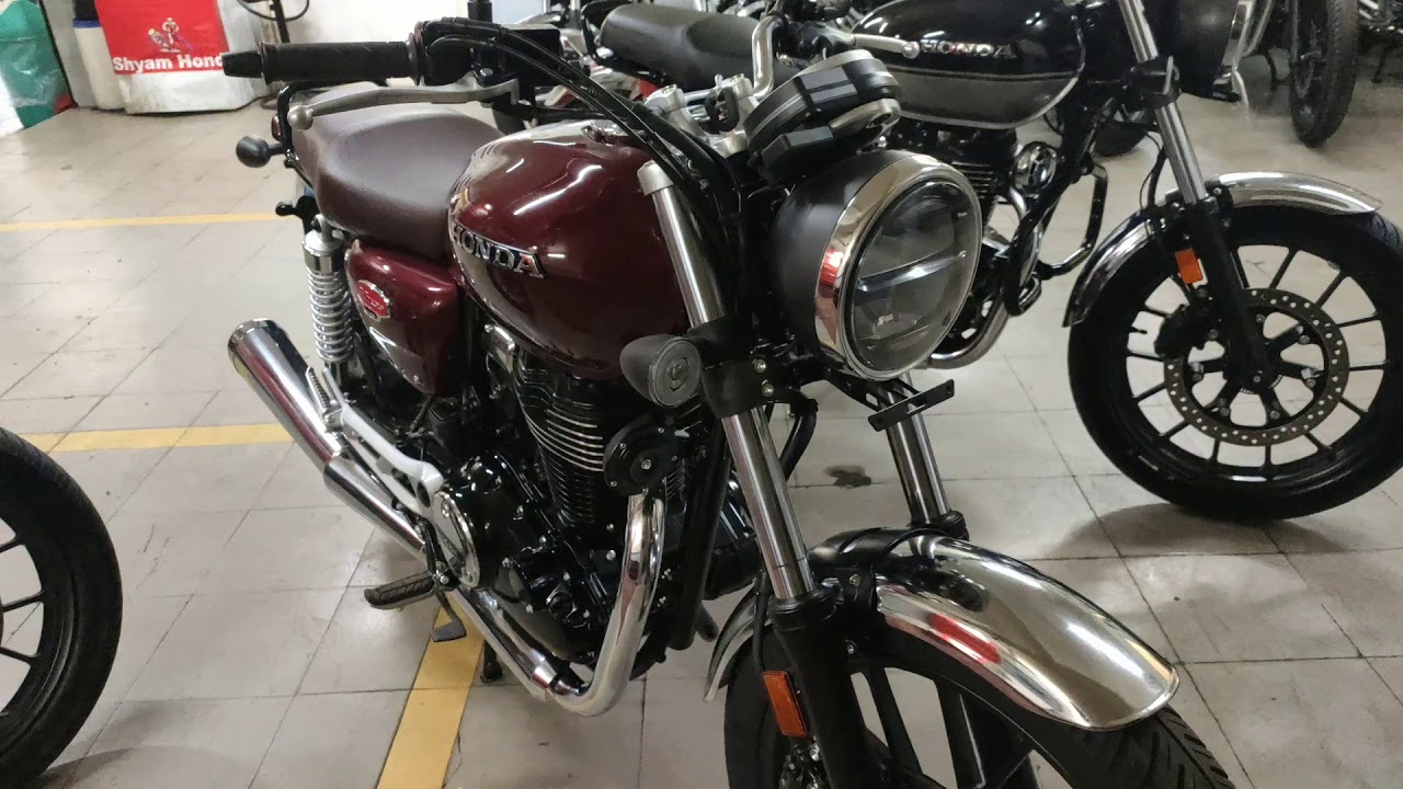 The All New Honda highness CB350 DLX Red || Red CB350 - YouTube