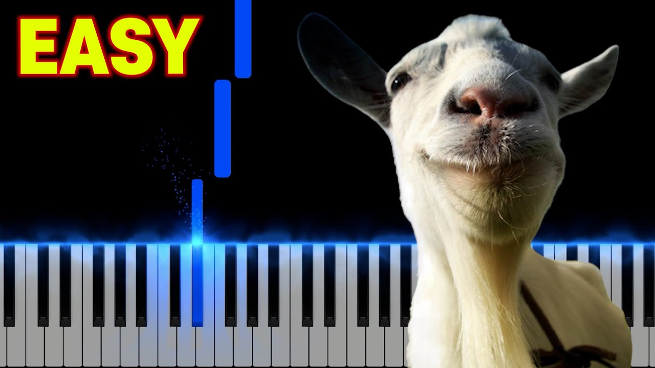 Goat Simulator - Happy Goat | EASY Piano Tutorial - YouTube