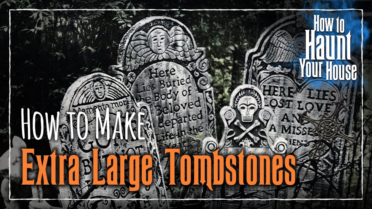 DIY Project: Creating Extra-Large Prop Tombstones out of Styrofoam ...