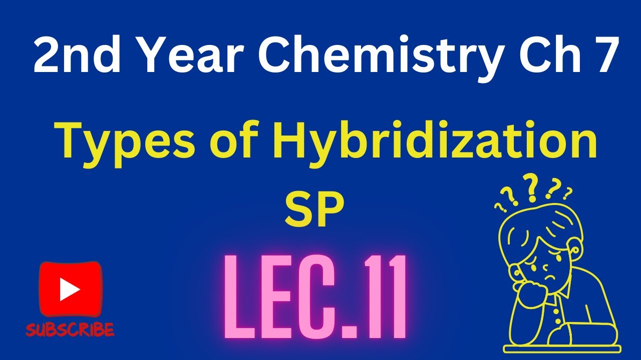 sp Hybridization Explained! | 2nd Year Chemistry Ch 7 | Fundamental ...