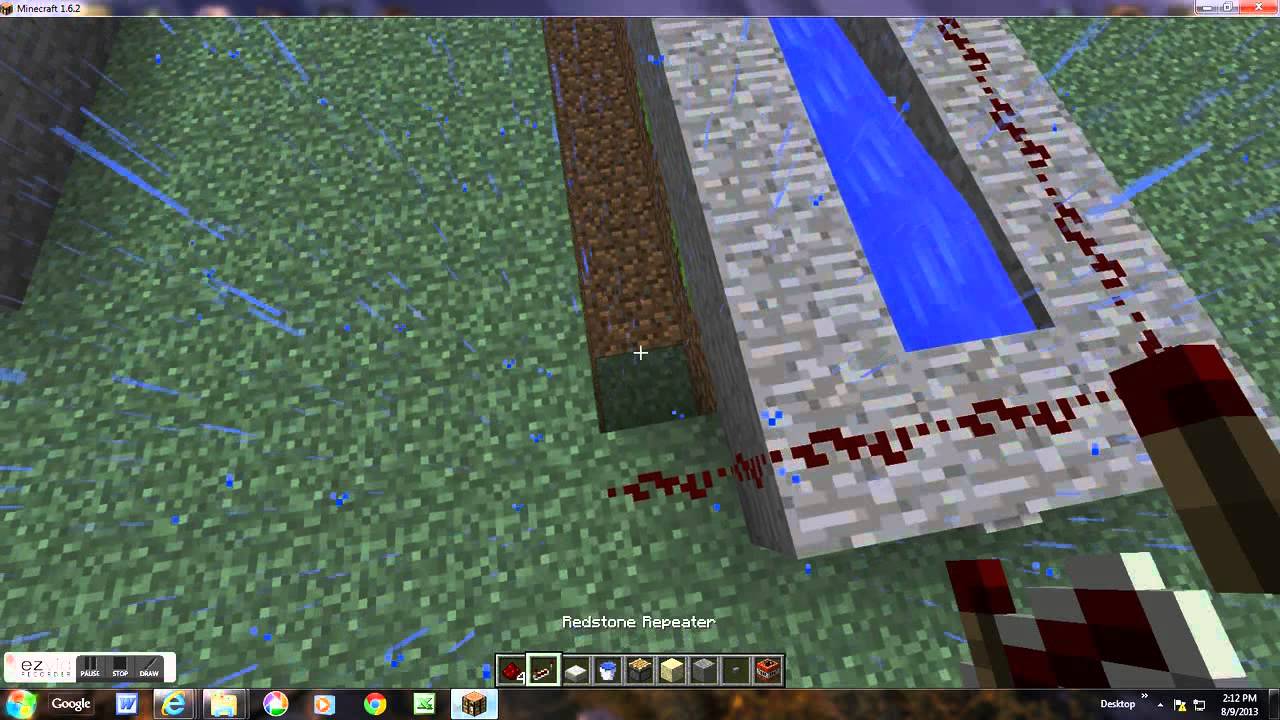 Minecraft tutorial: super sand cannon - YouTube