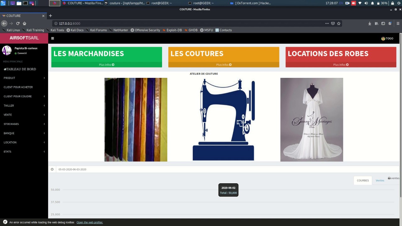 Application de gestion des Ateliers de couture - YouTube