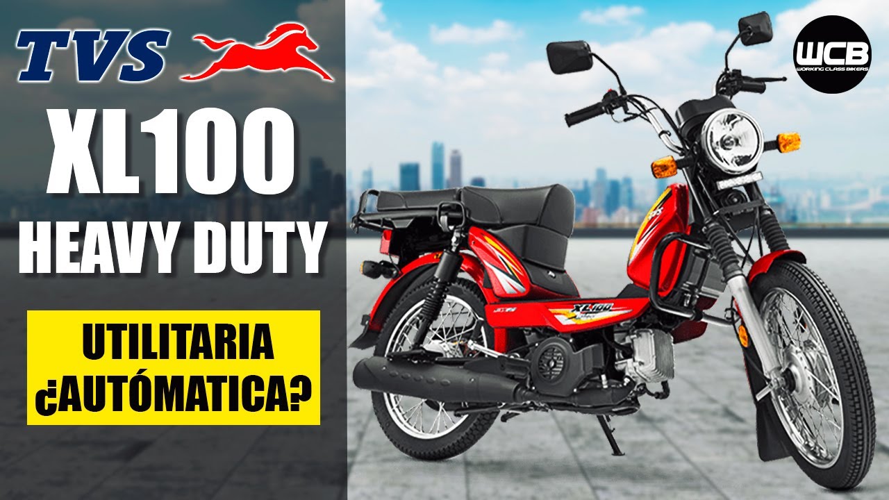 TVS XL100 Heavy Duty: FORTALEZA y PRACTICIDAD 🇮🇳 | Reseña 2023 - YouTube