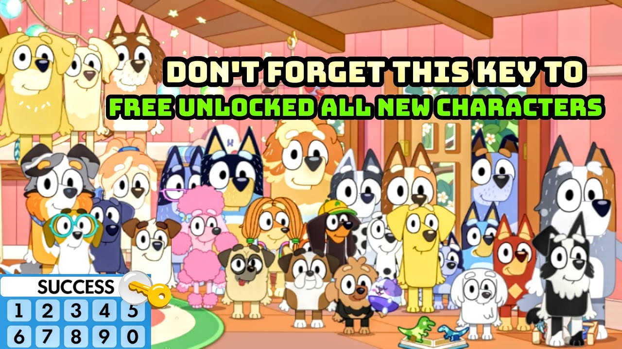 Bluey Let's Play Don't forget This Key To Free Unlocked All New ...