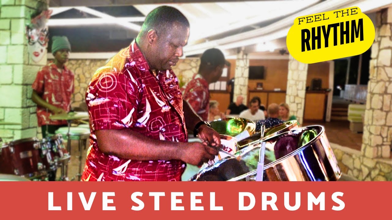 Live Steel Drum Show at Pineapple Beach Club, Antigua - YouTube