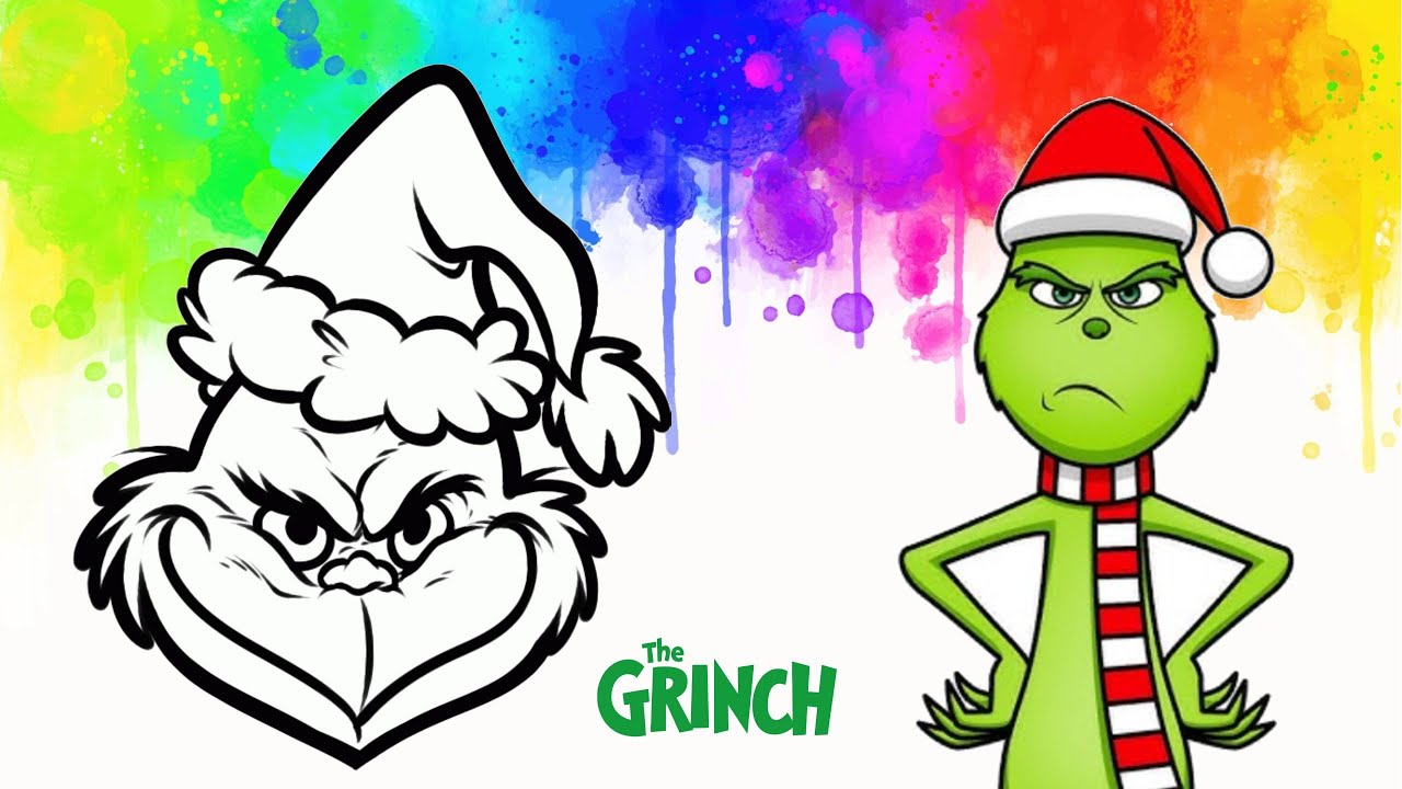 How to Draw and Color the Grinch | Markers vs Colored Pencils Step-by ...