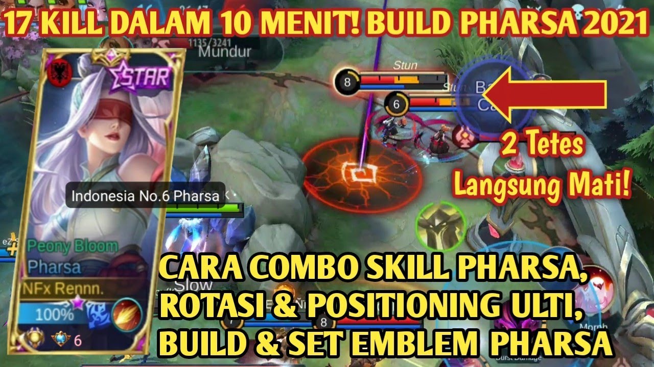 BUILD PHARSA | CARA ROTASI, POSITIONING & COMBO SKILL PHARSA | BEST ...