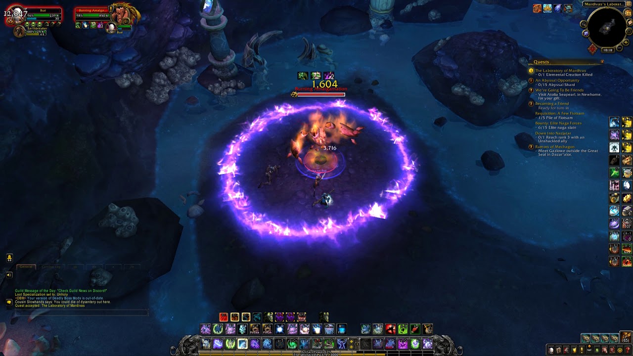 Where to Use Strange Volcanic Rock, WoW 8.2 - YouTube