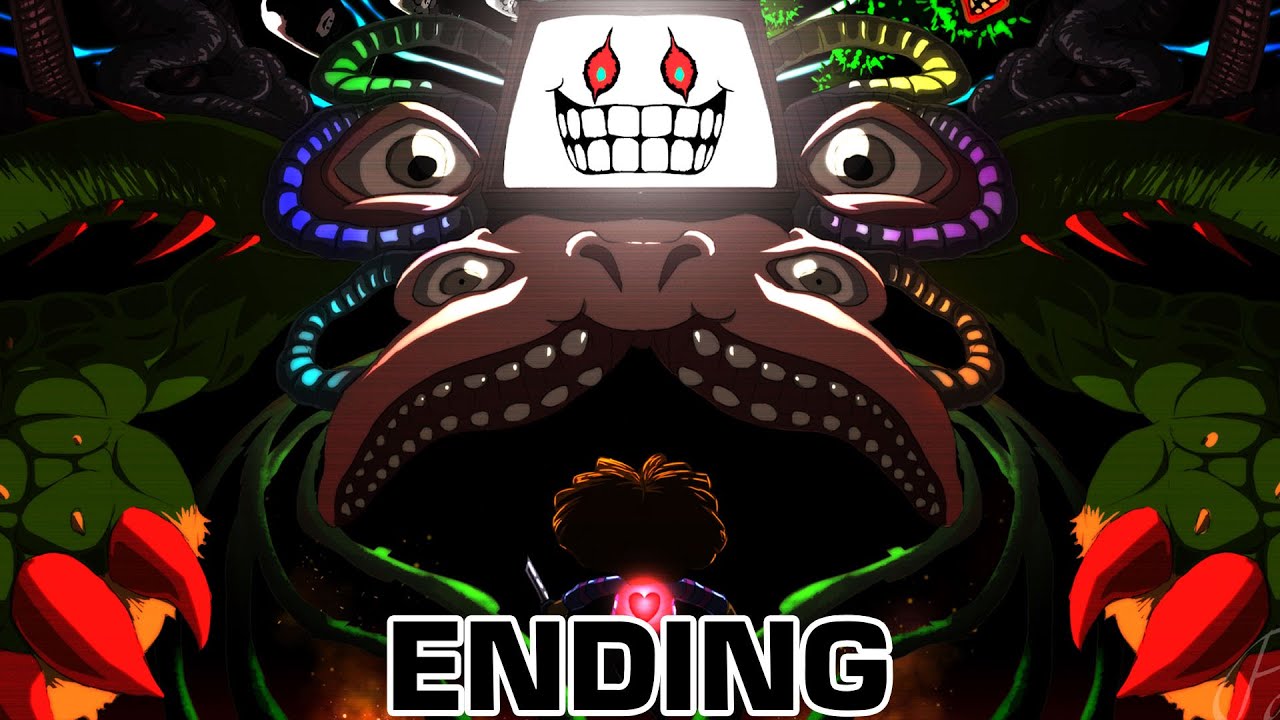 Photoshop Flowey Boss Fight!! Neutral Mettaton Ending - YouTube