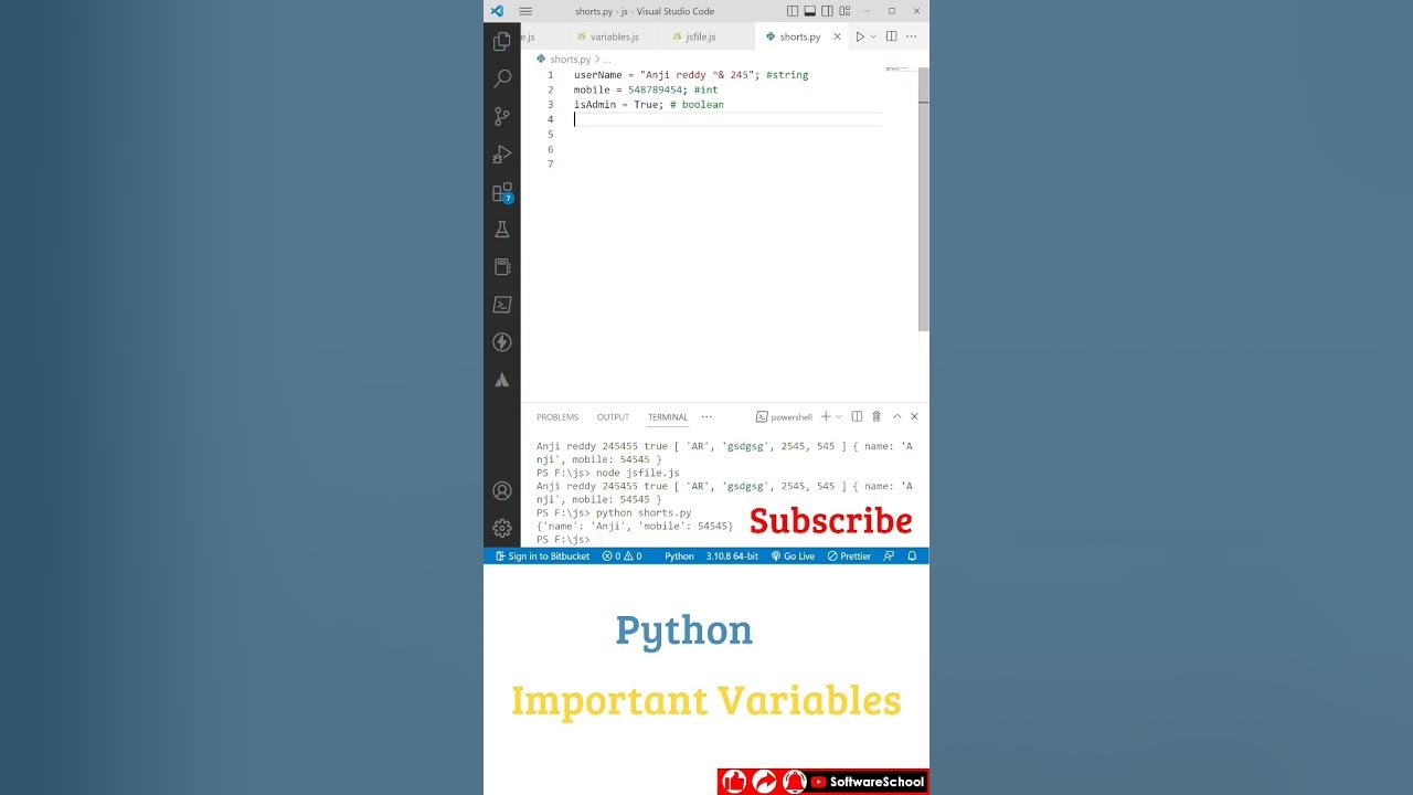 Python Variables In Telugu Python Pythonintelugu Pythontutorial Codingtips Btech